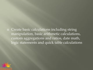 Tableau for beginners | PDF