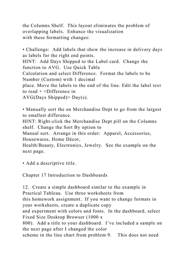 Tableau Homework 3 – Exploring Chart Types with QVC Data .docx