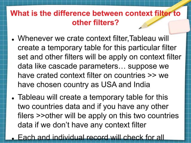 Tableau Interview Questions | PPTX