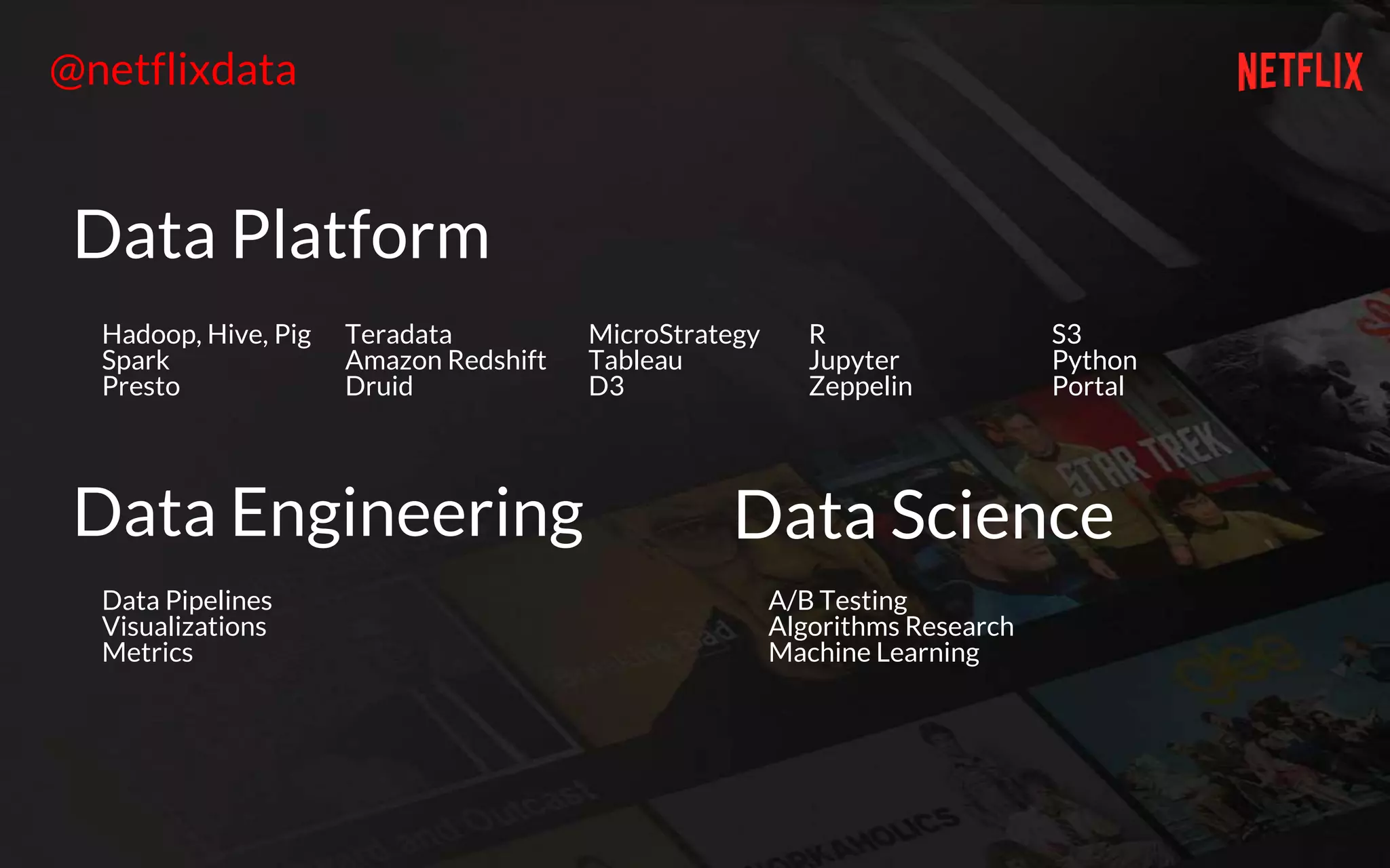 2016 Tableau in the Cloud - A Netflix Original (AWS Re:invent) | PPTX ...