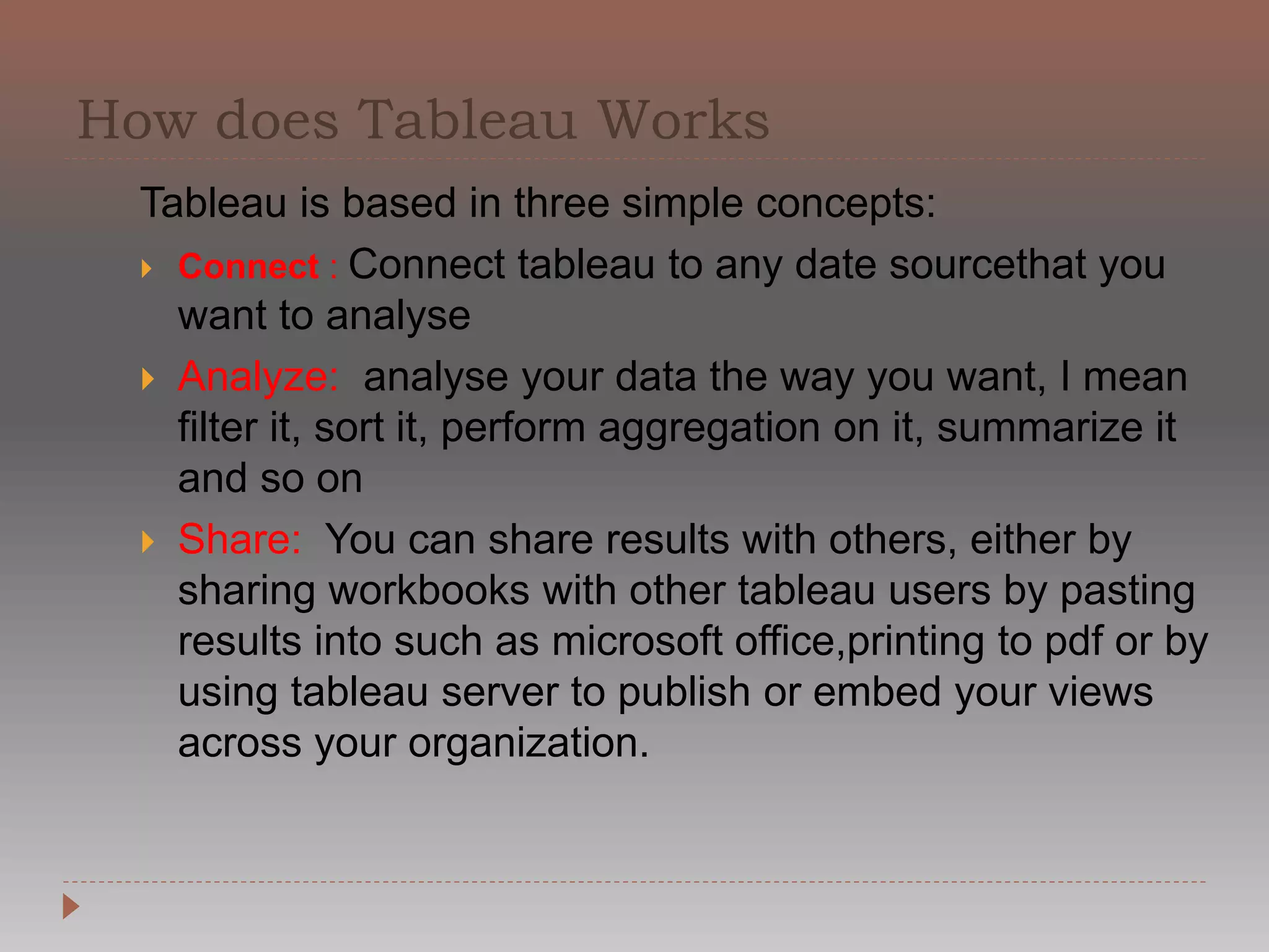 Tableau online training | PPT