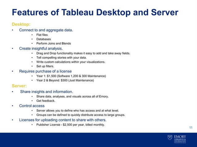 Tableau overview presentation | PPT