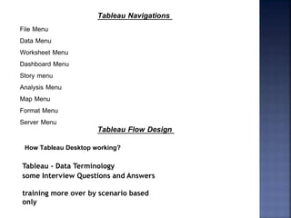 Tableau PPT | PDF