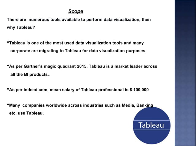 Tableau ppt | PPTX