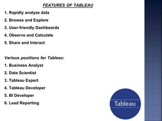 Tableau ppt | PPTX