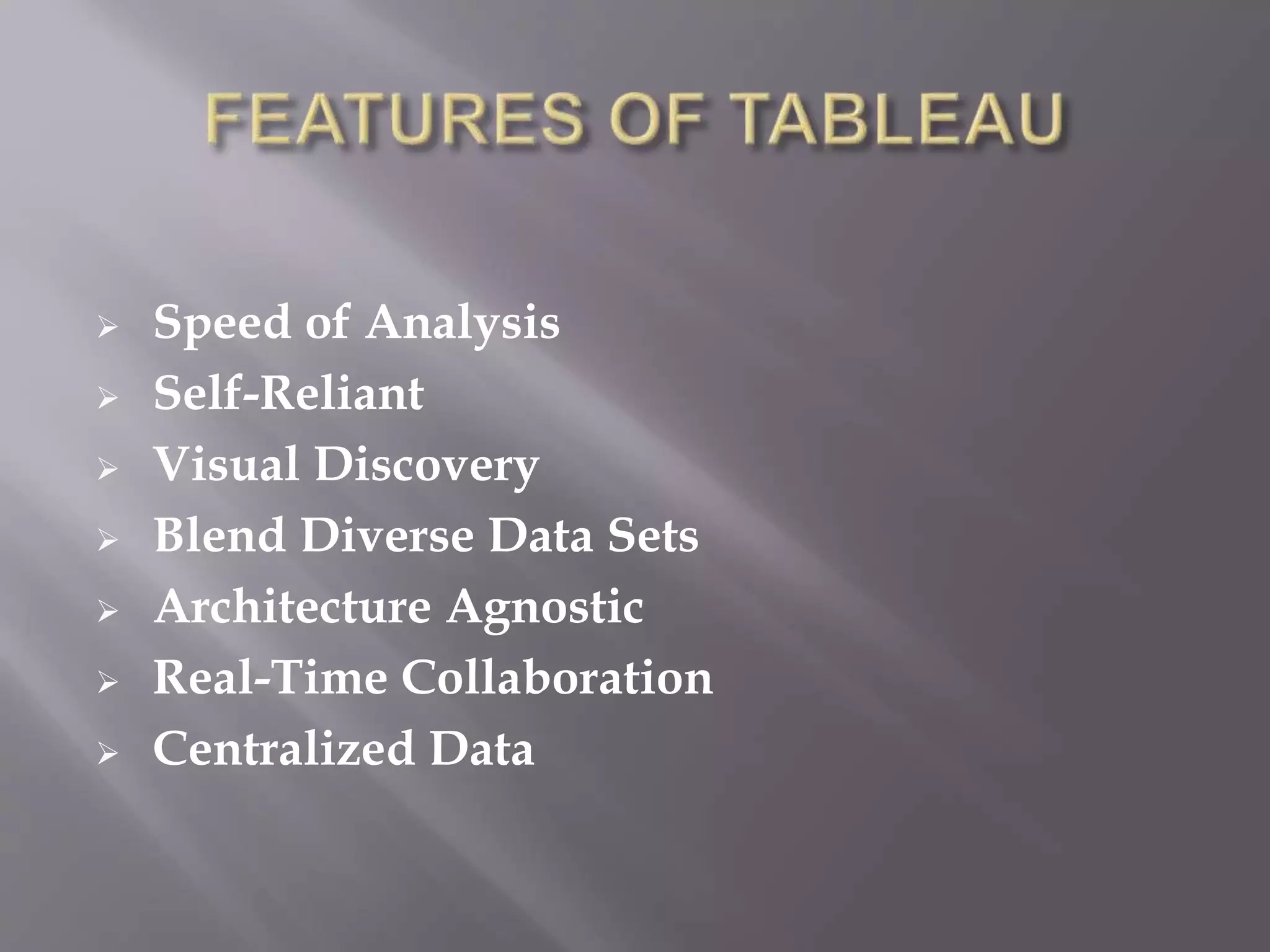 Tableau ppt | PPTX