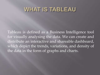 Tableau ppt | PPTX