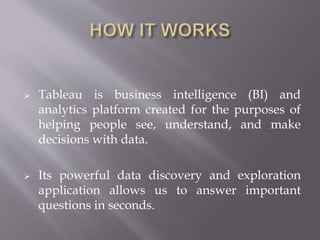 Tableau ppt | PPTX