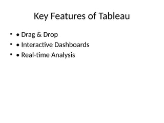 Tableau_Presentation for understanding basics | PPTX