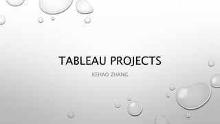 Tableau projects | PPTX