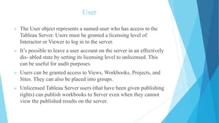 Tableau Server Basics | PPTX
