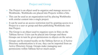 Tableau Server Basics | PPTX