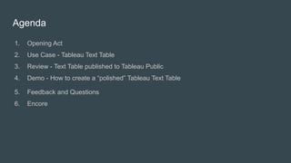 Tableau text tables - nobody wants them but everybody needs them.pdf ...