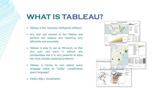Data Visualization with Tableau - by Knowledgebee Trainings | PDF