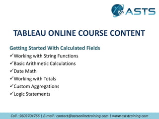 Tableau Training | PPTX
