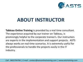 Tableau Training | PPTX