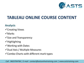 Tableau Training | PPTX