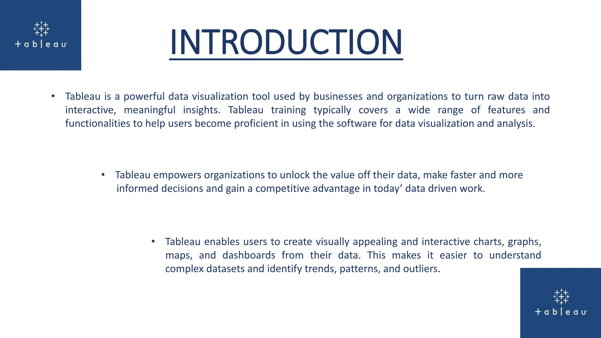 tableau training in bangalore (inventateq) | PPTX