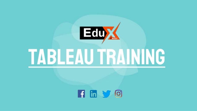 tableau online training in hyderabad | PPT