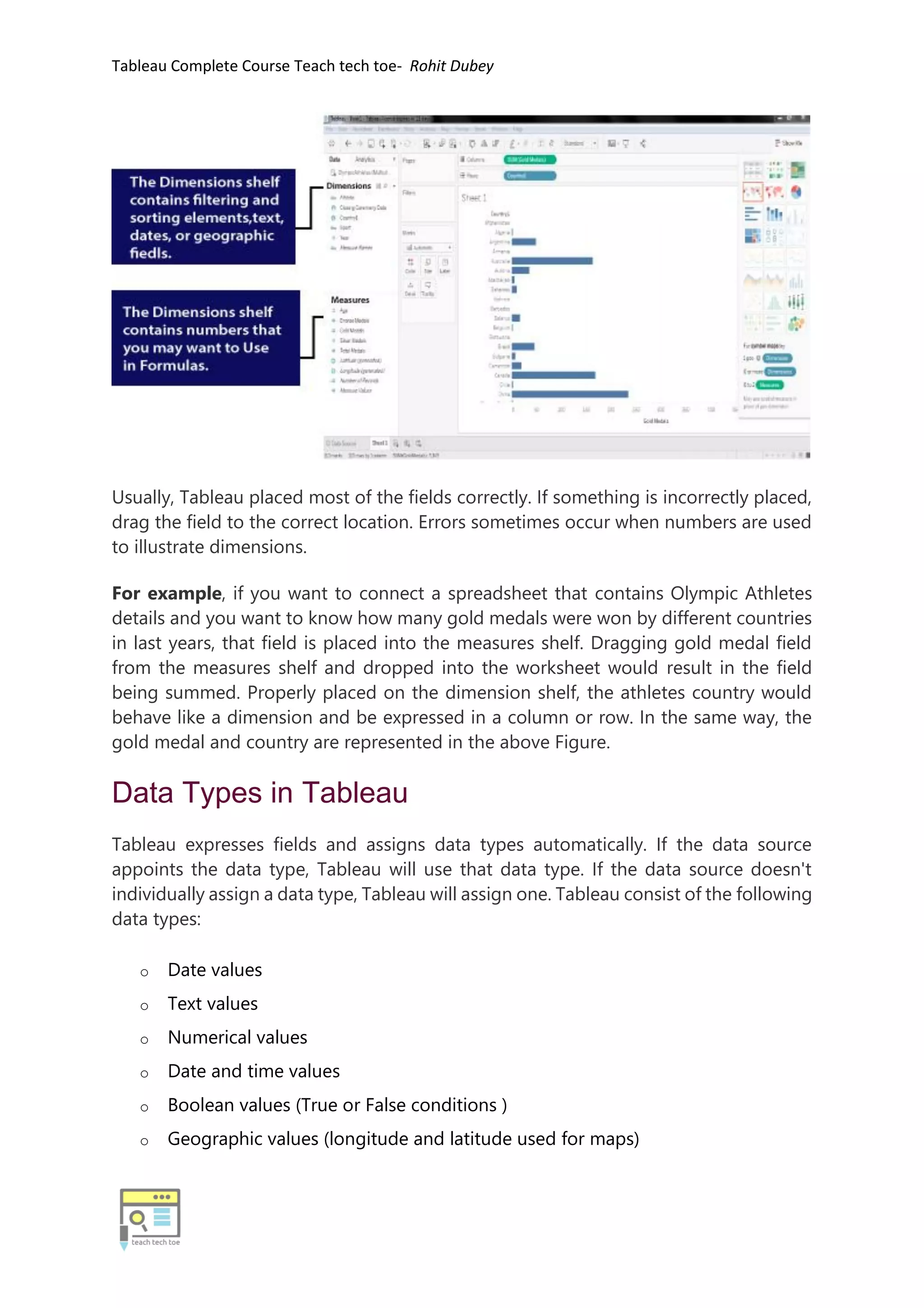Tableau Tutorial Complete by Rohit Dubey | PDF