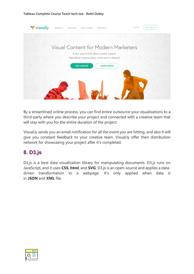 Tableau Tutorial Complete by Rohit Dubey | PDF