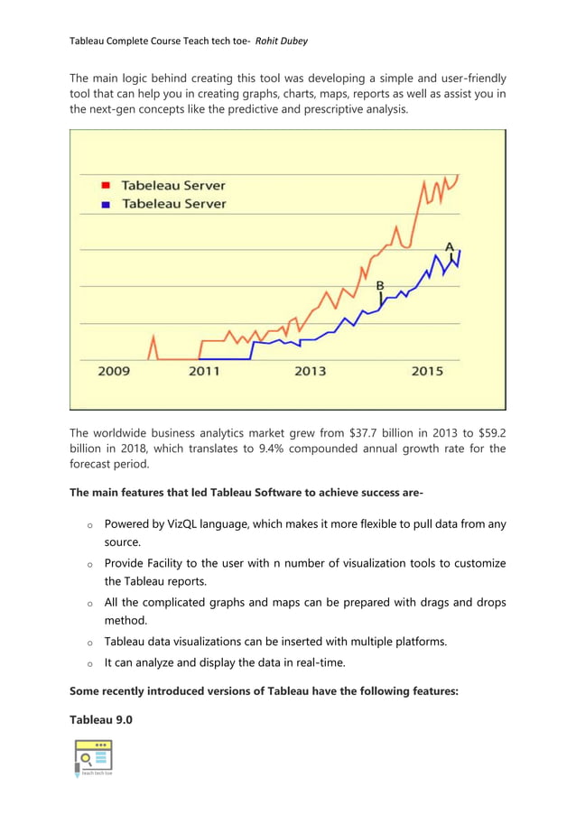 Tableau Tutorial Complete by Rohit Dubey | PDF