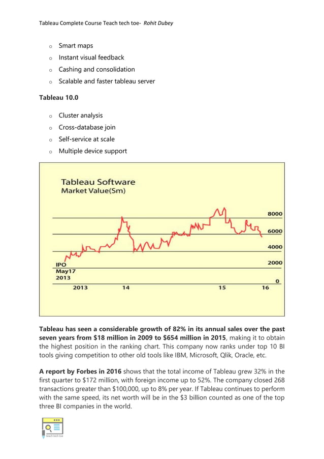 Tableau Tutorial Complete by Rohit Dubey | PDF