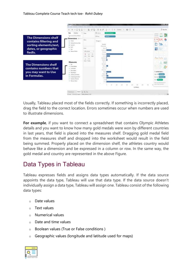 Tableau Tutorial Complete by Rohit Dubey | PDF