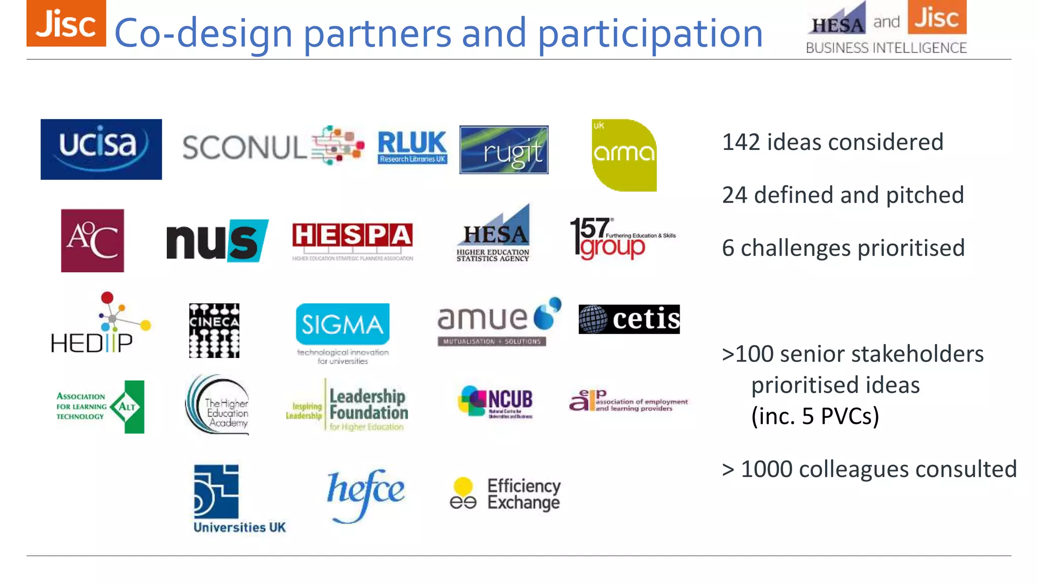 Jisc HESA and Heidi Lab at Tableau users conference Nov 15 | PPT