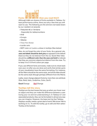 Tableau Visual Guidebook | PDF