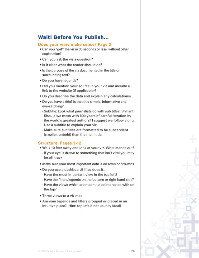 Tableau Visual Guidebook | PDF