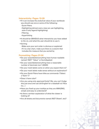 Tableau Visual Guidebook | PDF