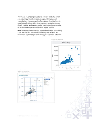 Tableau Visual Guidebook | PDF