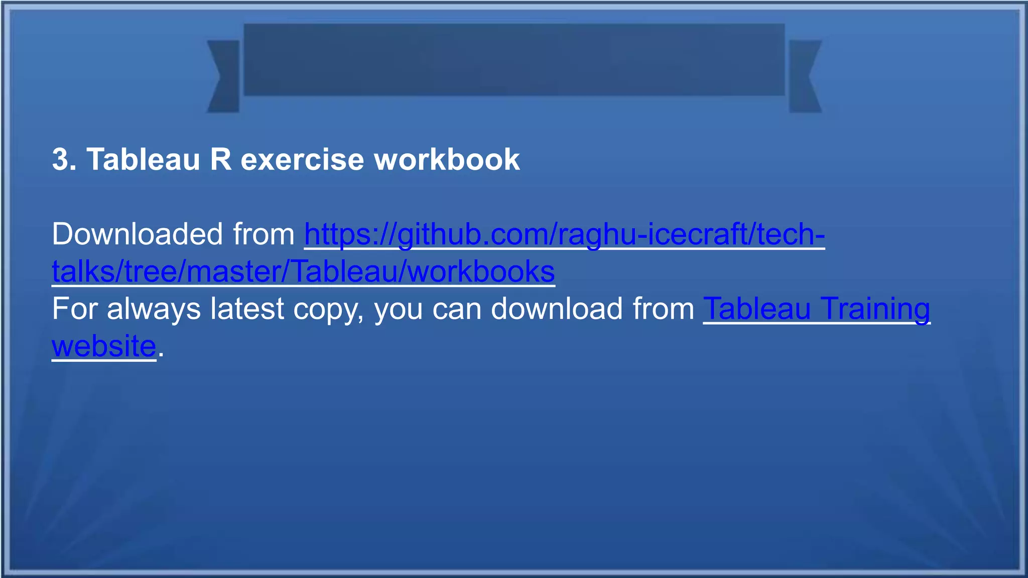 Tableau integration with R | PPTX | Computer Software and Applications | Computing