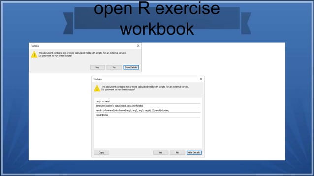 Tableau integration with R | PPTX | Computer Software and Applications ...
