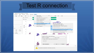 Tableau integration with R | PPTX | Computer Software and Applications ...