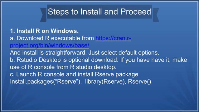 Tableau integration with R | PPTX | Computer Software and Applications ...