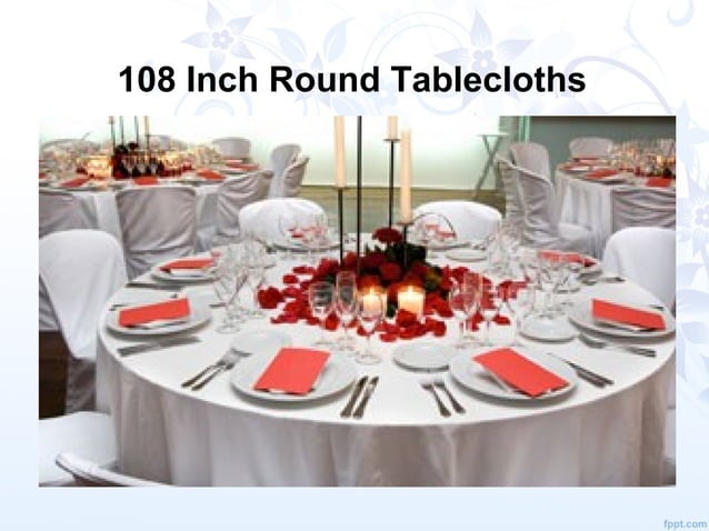 Tablecloths, Wedding Table Linens | PPT