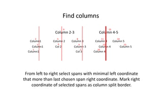 Table columns | PPT
