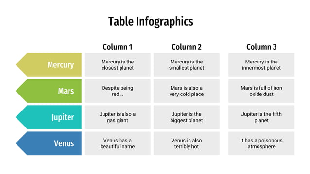 Table Infographics (1).pptx | Chemistry | Science