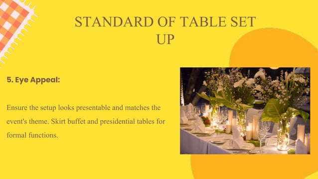 TABLE LAY OUT AND SET UPTABLE SETTING.pdf | Home Appliances | Home & Garden