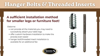 How to Attach Table Legs: Several Possible Methods | PDF