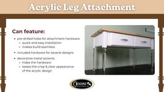 How to Attach Table Legs: Several Possible Methods | PPT
