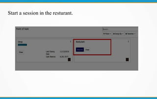 Table management in restaurant pos | PPT