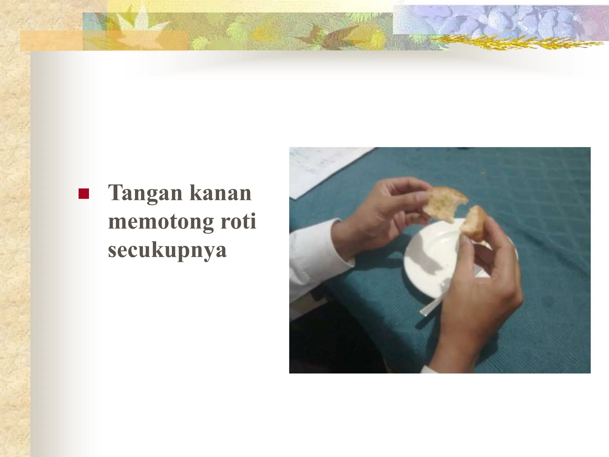 Power point TABLE MANNER berbahasa indonesia | PPT