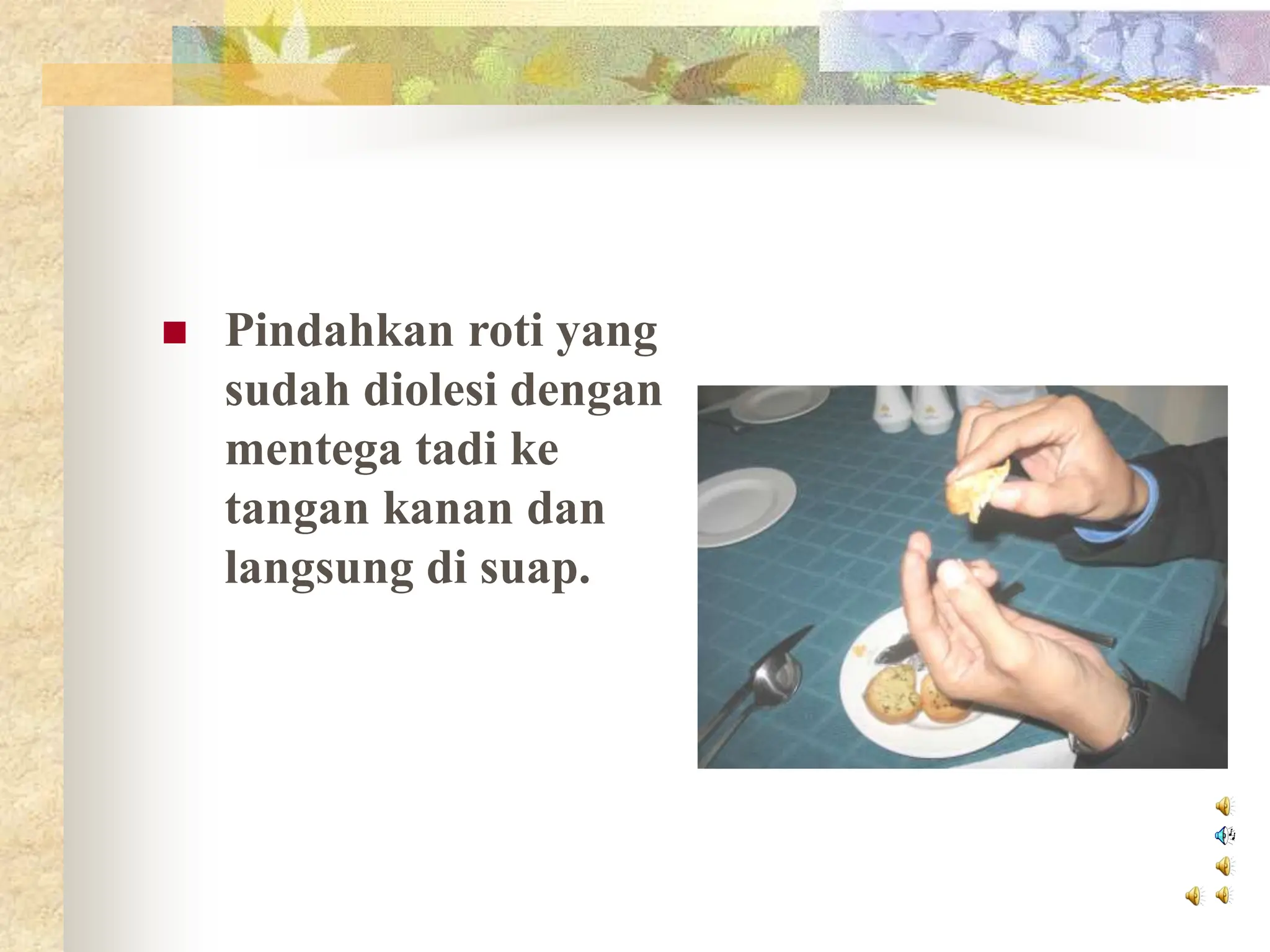 Power point TABLE MANNER berbahasa indonesia | PPT