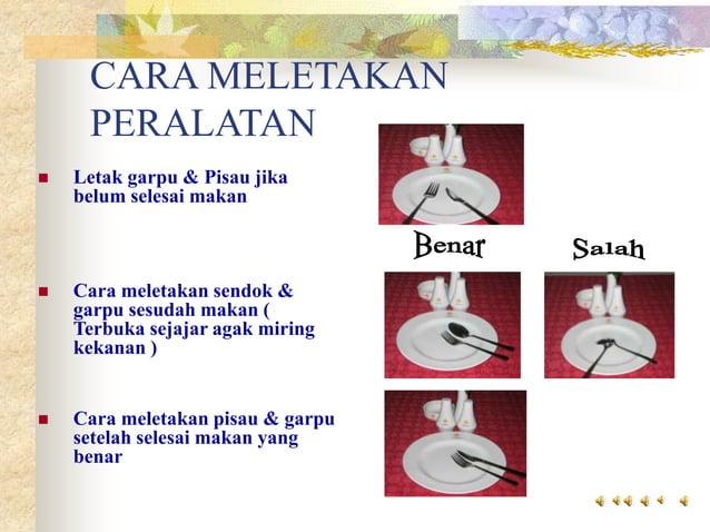 Power point TABLE MANNER berbahasa indonesia | PPT