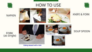 TABLE MANNER Brief Training Course, handy guideline for trainer | PPT