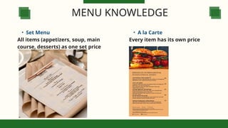 TABLE MANNER Brief Training Course, handy guideline for trainer | PPT