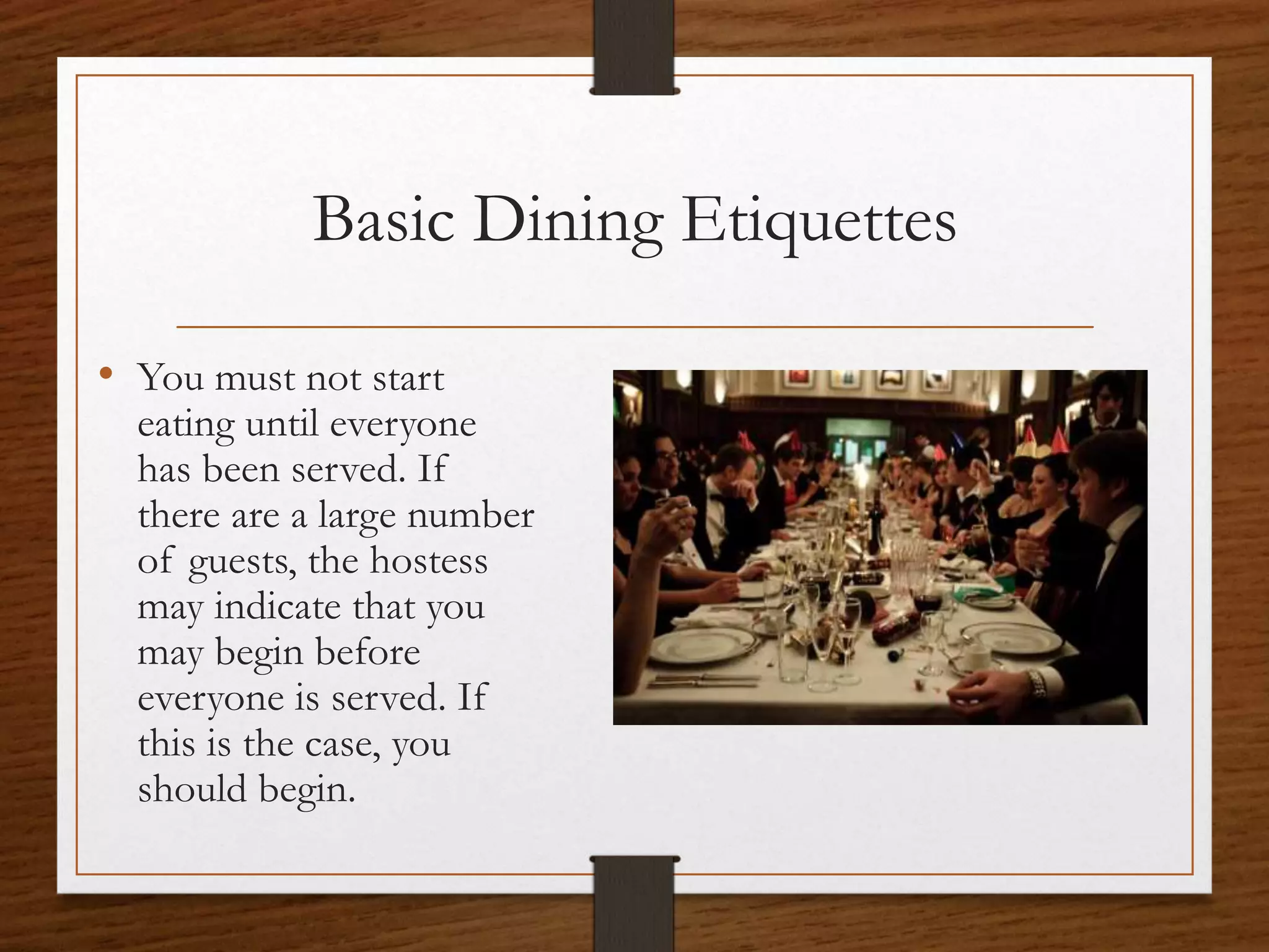 Table manners | PPT